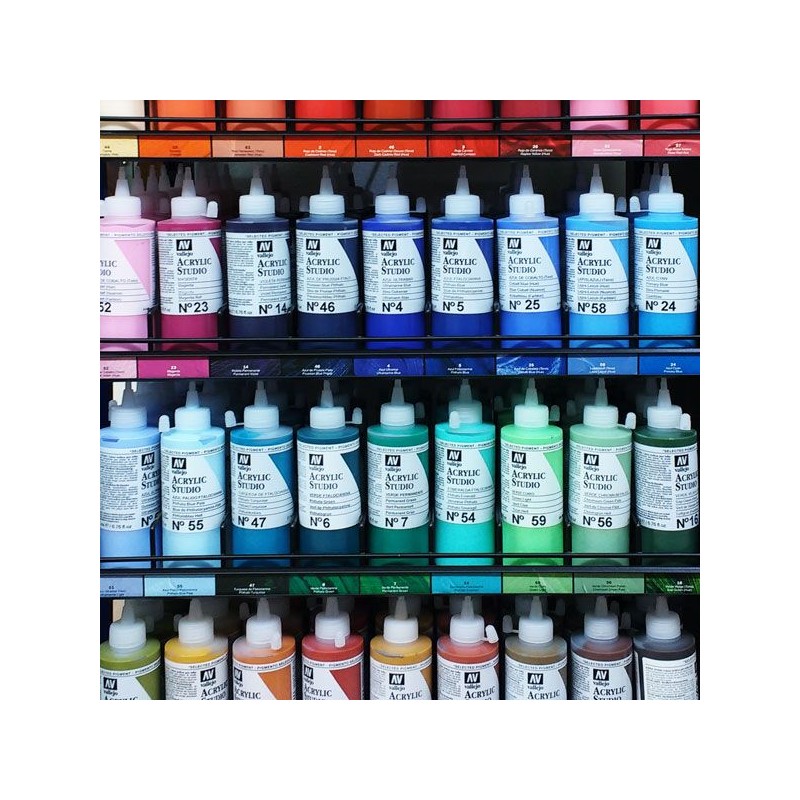 GAMA COMPLETA ACRILICOS VALLEJO