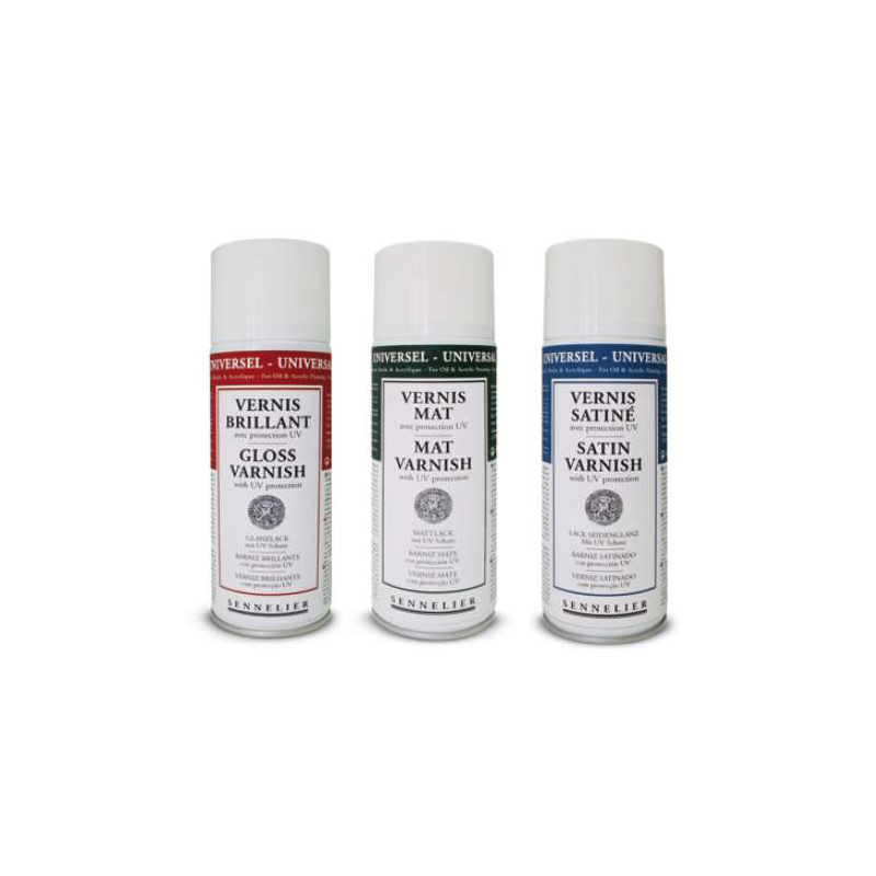 BARNIZ BRILLANTE EN SPRAY PARA PINTURA